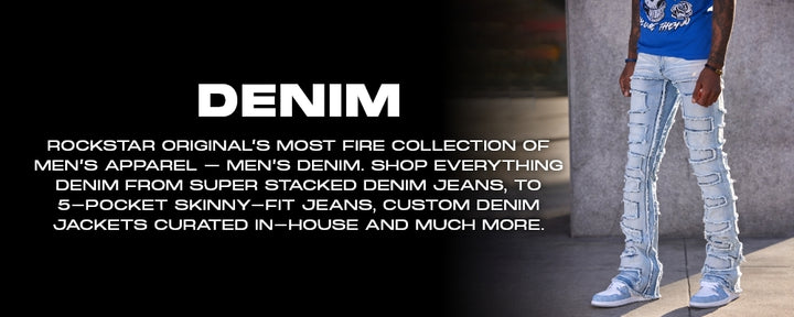 Streetwear Denim Clothes For Men: Men’s Rockstar Jeans– Rockstar Original