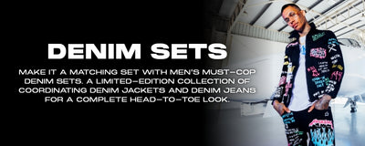 Men's Denim Sets: Men's Denim Outfit Jacket and Jeans Set– Rockstar ...