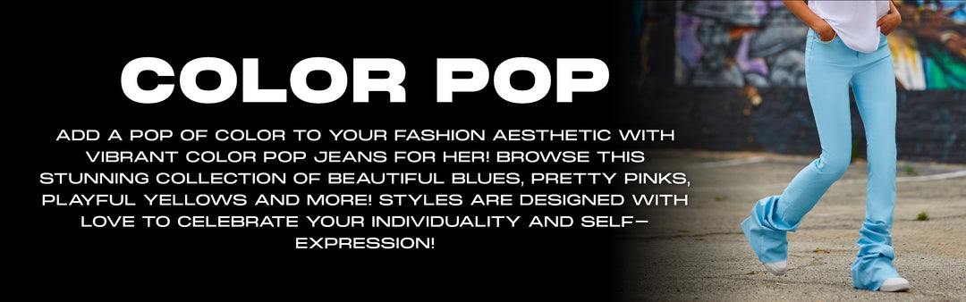 Women's Color Pop Jeans– Rockstar Original