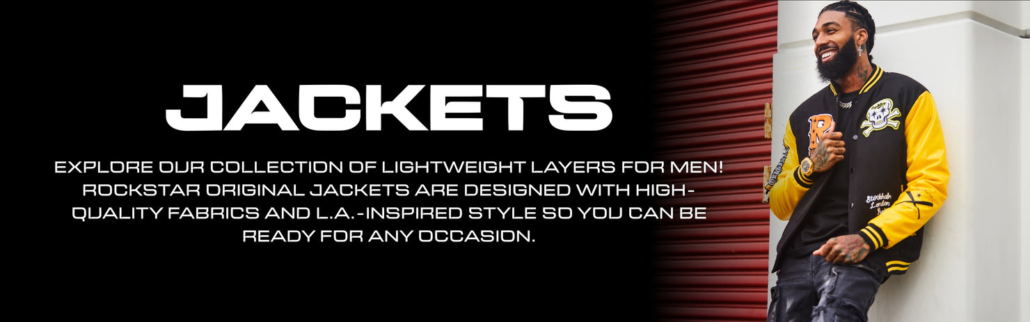 Shop Men's Streetwear Jackets | Designer Outerwear– Rockstar Original