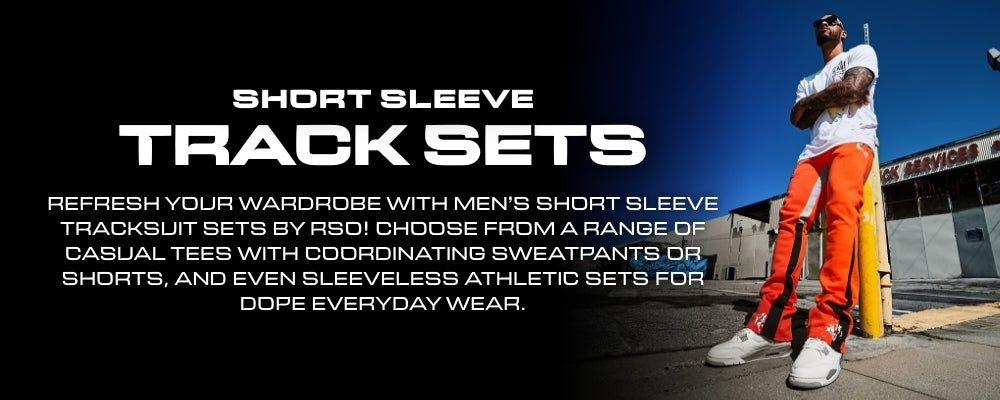 SHOP Men's Short Sleeve Tracksuit Sets | Streetwear for Men– Rockstar ...